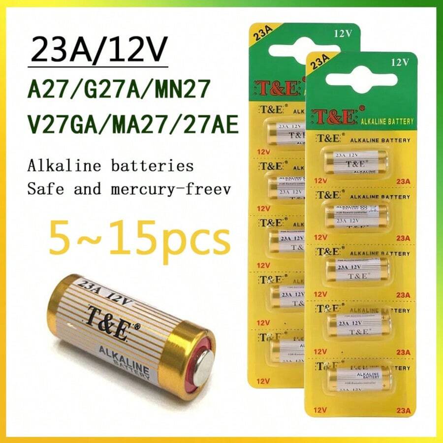 23A 12V Alkaline Battery L1028 Remote Control Doorbell Rolling Door ...