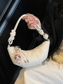 Borsa retrò in corno di mucca di nicchia, versatile come una borsa da ...