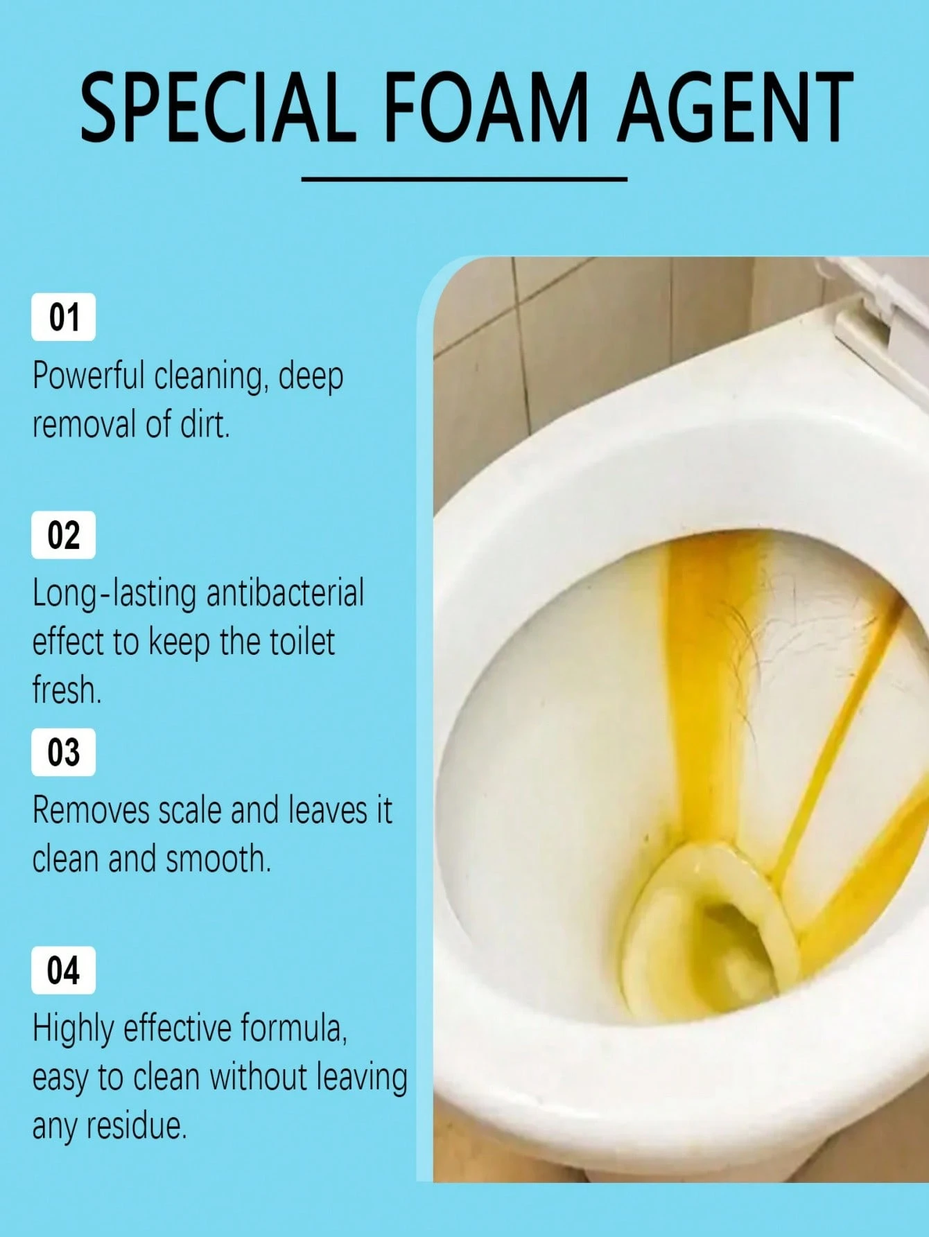 100ml, 500ml Vat Toilet Cleaner,Toilet Cleaner Bubble Cleaner Foaming ...