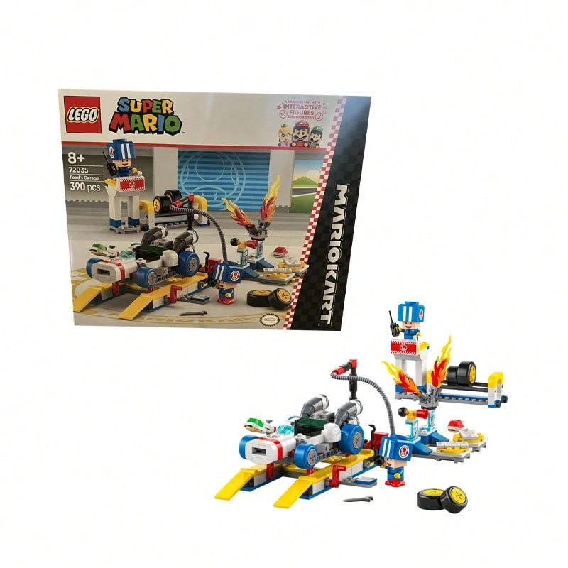 LEGO 72035 Mario Kart - Chinuo 's Garage 2025 Nieuwe Puzzel Bouwstenen ...