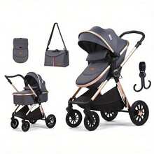 Newborn Baby Pram Pushchair Buggy Stroller 3in1 Travel System Fast UK ...