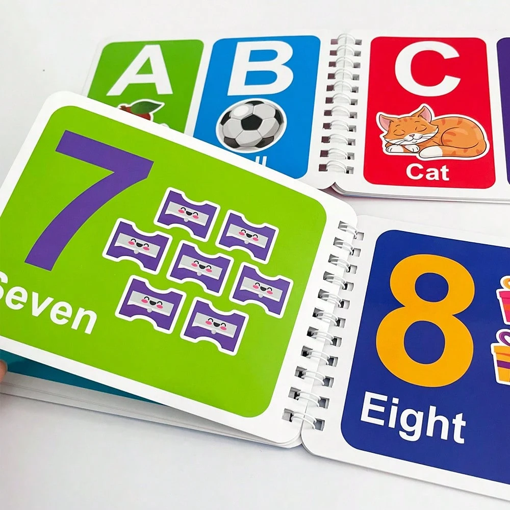 Lachilly ABC Alphabet & 123 Numbers Learning Flashcards - Educational ...