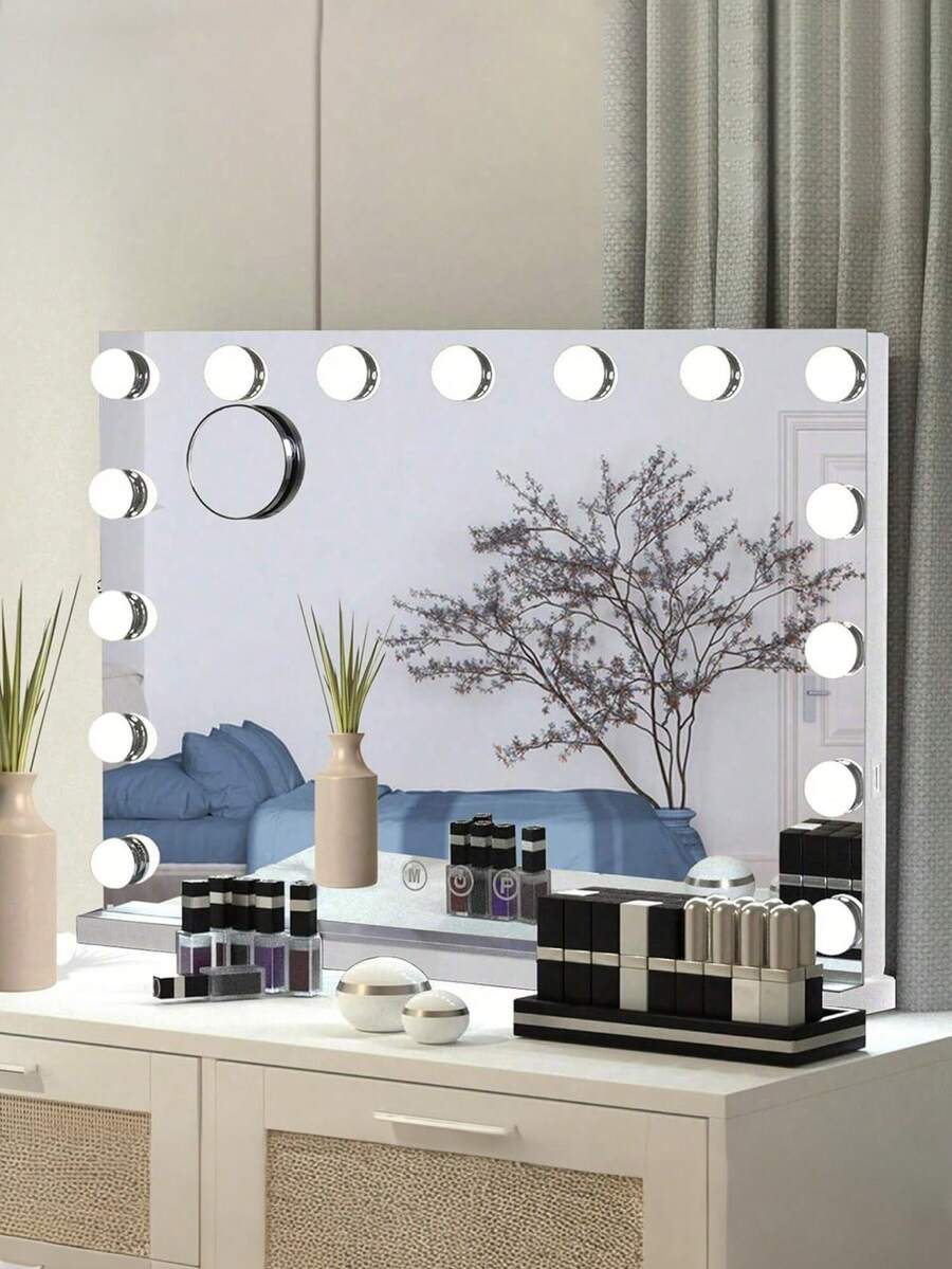 Vanity Mirror Lights, 14 Dimmable Bulbs DIY LED Makeup Mirror Lights ...