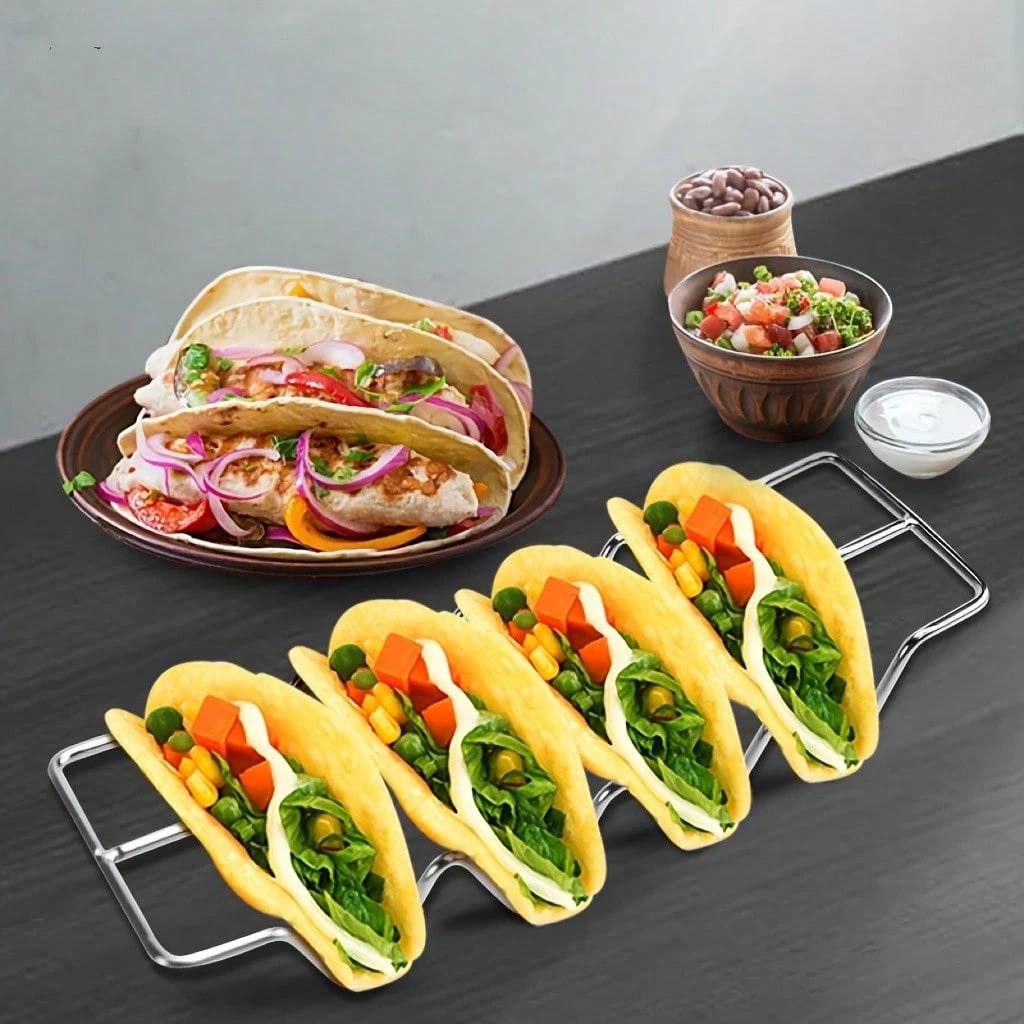 Juego de puesto de tacos certificado Halal - Soporte en forma de V para ...