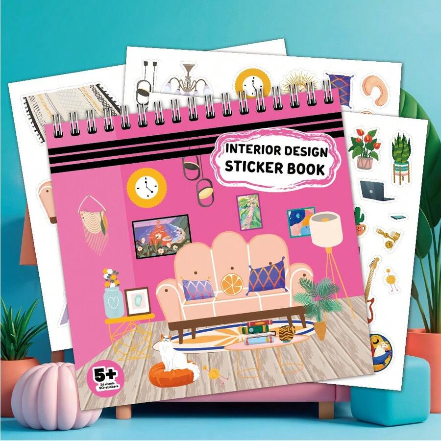 1 Piece Of Replacement Sticker For Girls' Interior Design Set, 3D ...