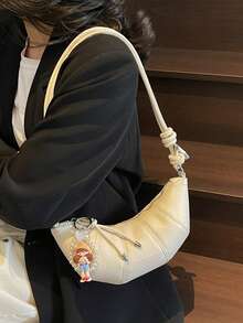 Borsa retrò in corno di mucca di nicchia, versatile come una borsa da ...