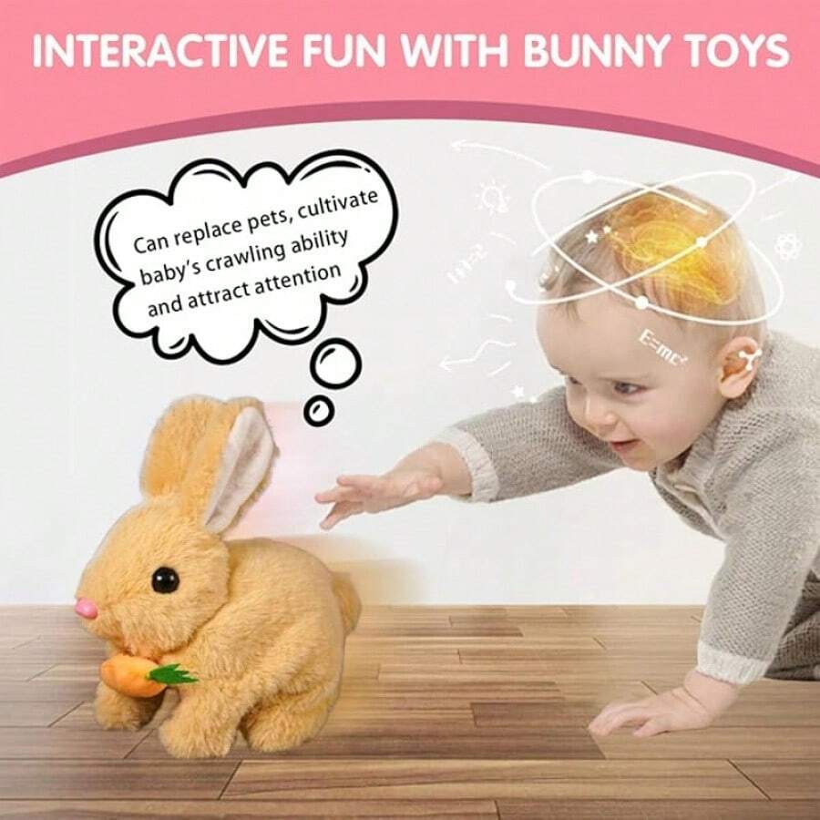 Bunny - Easter My Realistic Bunny Toy, Interactive Bunny Realistic ...