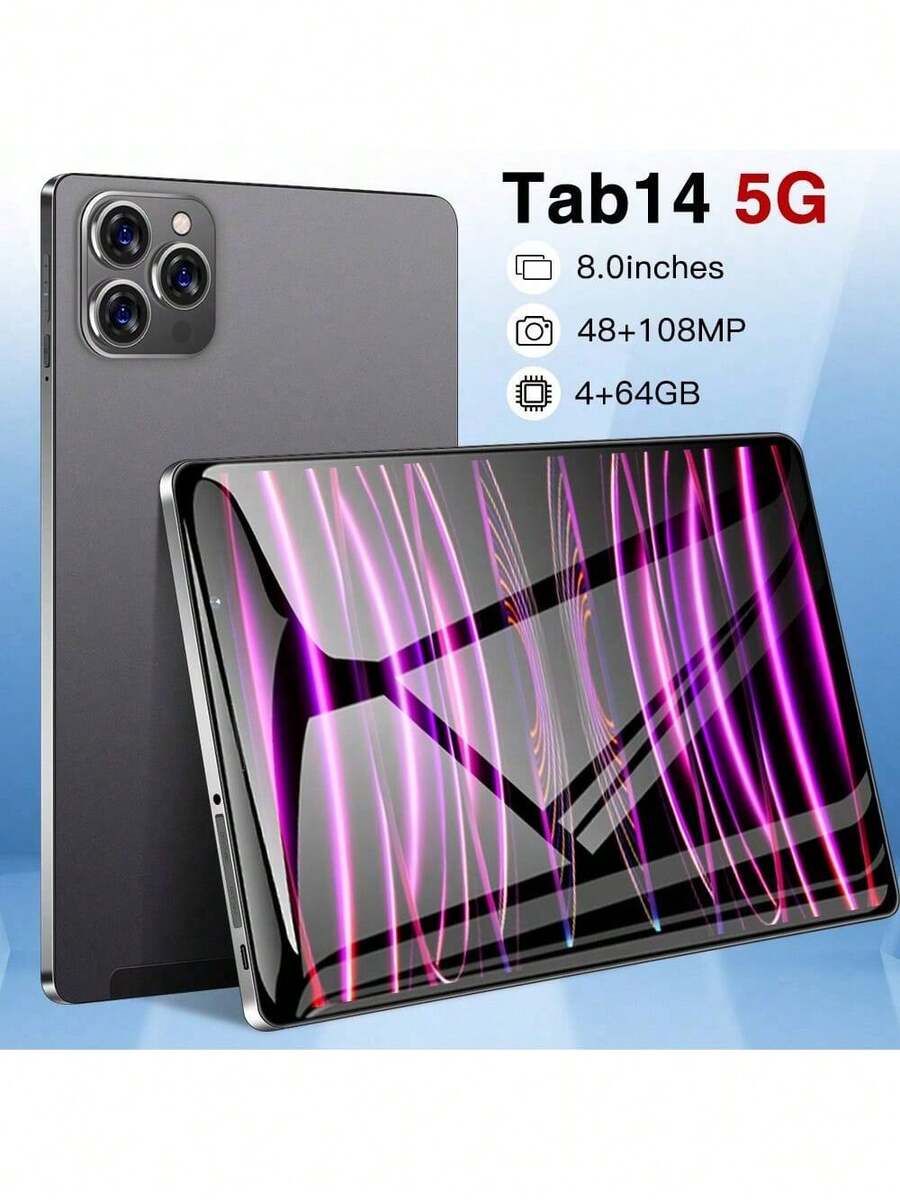 " 8-Inch Android 12 TAB 14 Tablet With ARM Cortex A7 1.7MHz, 4GB RAM ...