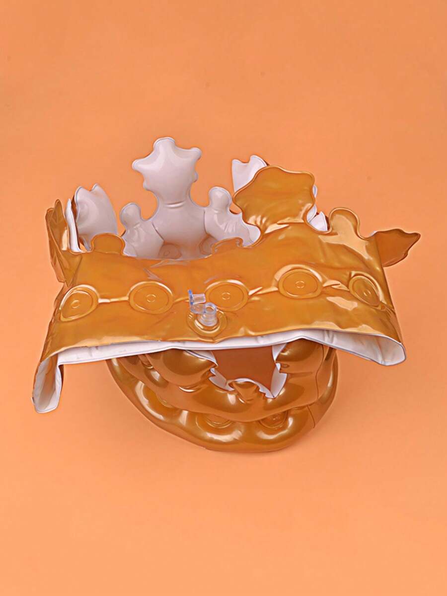 1pc Inflatable Crown Inflatable Hat Golden Crown Birthday Hat Ball ...