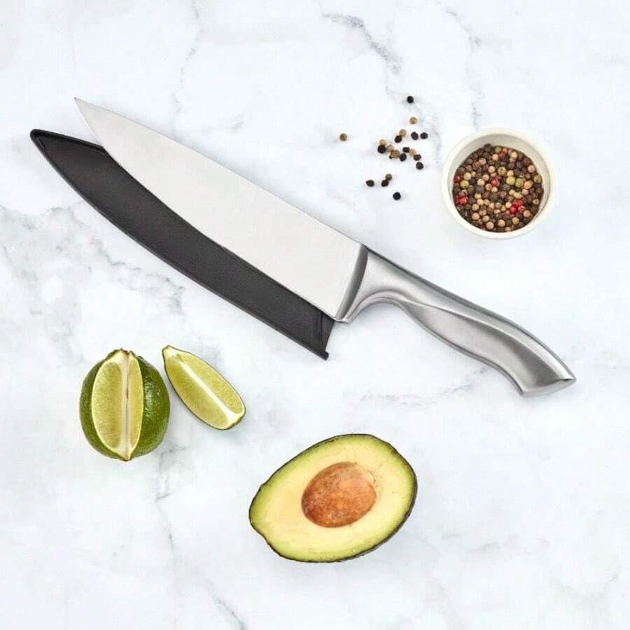 Classic 8" Stainless Steel Chef Knife | SHEIN USA