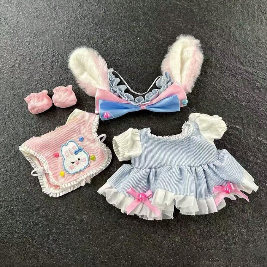 [Clothing Only] 20cm Labubu Doll Outfit, Labubu Pendant Clothes ...