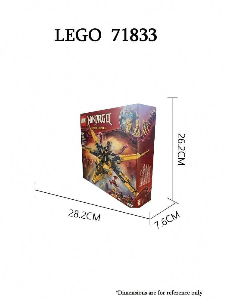 LEGO 71833 Las And Alin's Storm Jet Aircraft Ninjago 2025 New Building ...