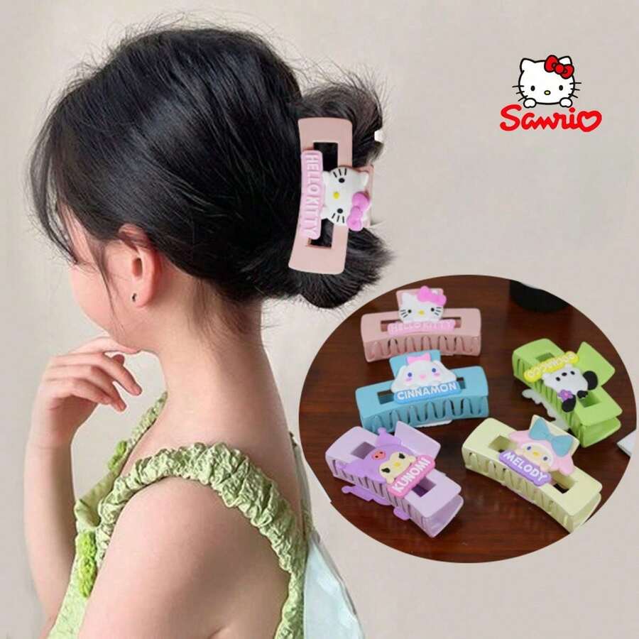 Sanrio 1 Pc Hello Kitty Cartoon Cute Anime Shark Clipper Female Cartoon ...