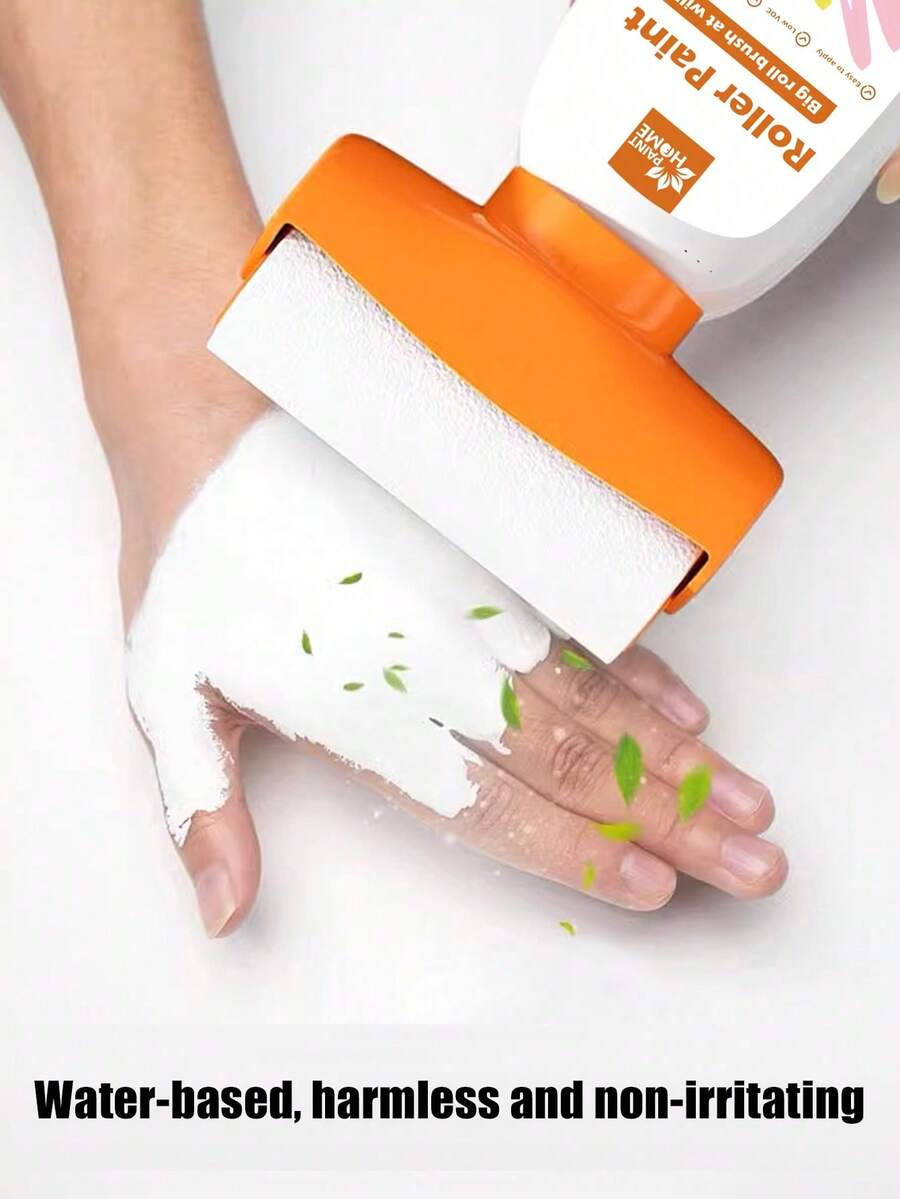 Fles, Witte Wa-verf, Grote rol voor muurreparatiegereedschap, Grote rol ...