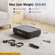 MERACH Vibration Plate Exercise Machine, Whole Body Workout Fitness ...