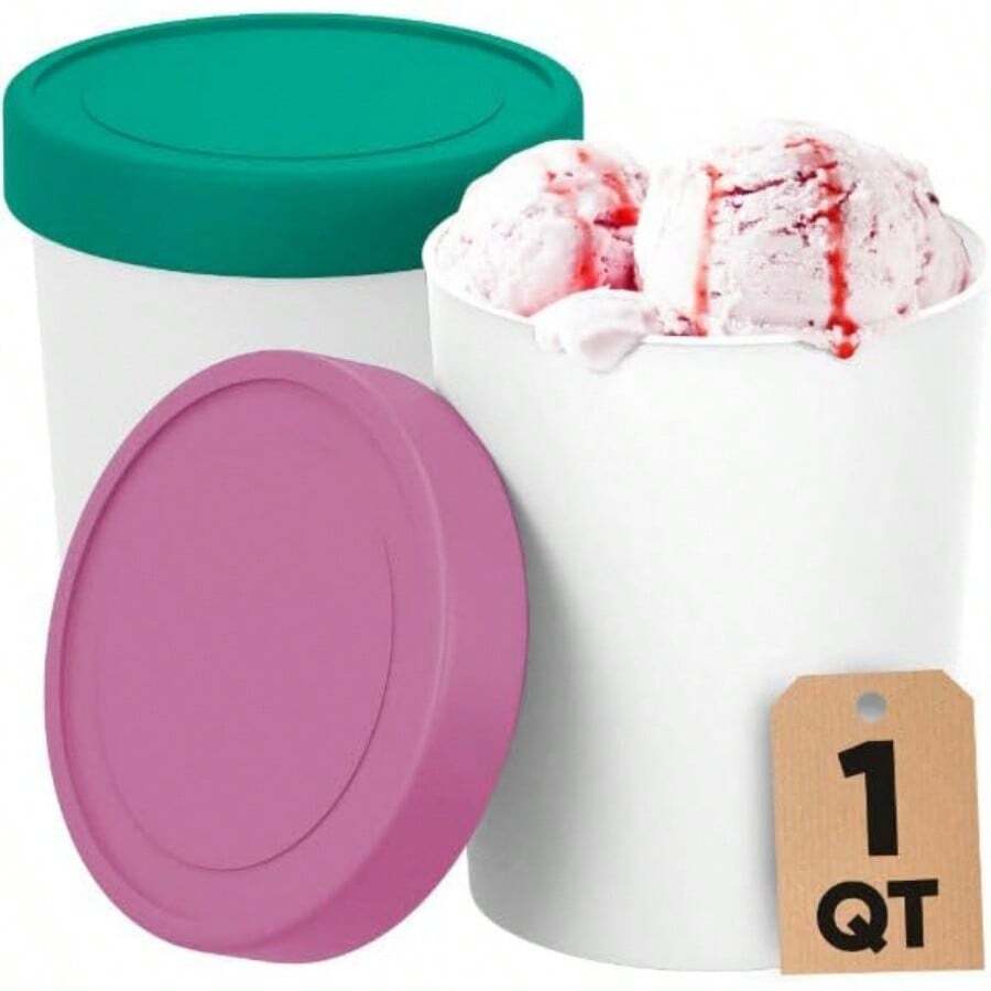Day' Ice Cream Storage Container For Freezer Ice Cream Containers For ...