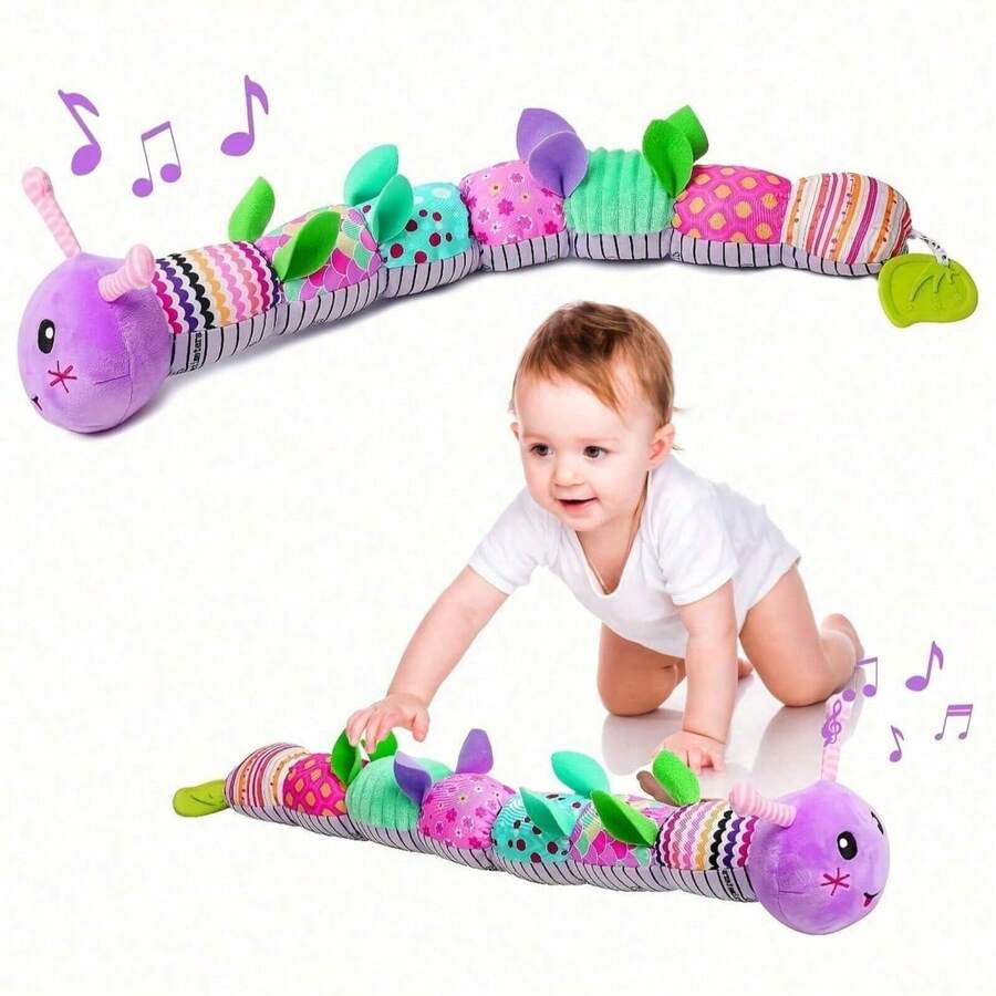 Infant Plush Musical Caterpillar Soft Animal Toy, 0-3-6-12 Months, With ...