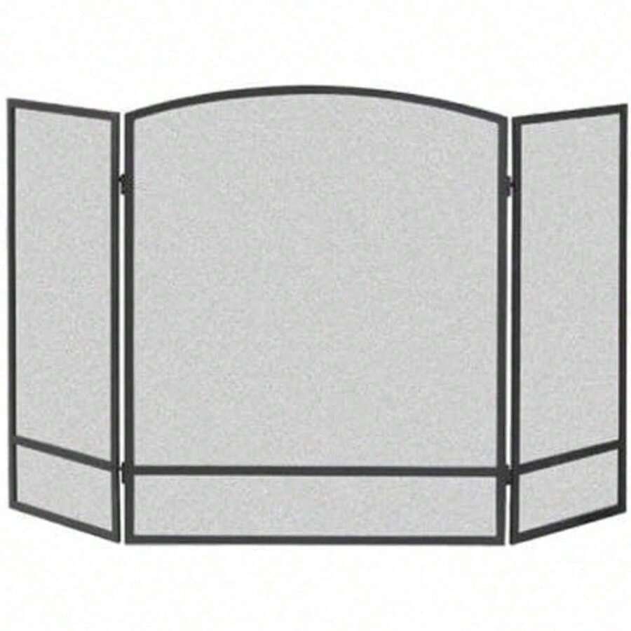 Products 15951 3-Panel Arch Screen With Double Bar For Fireplace, 29.25 ...