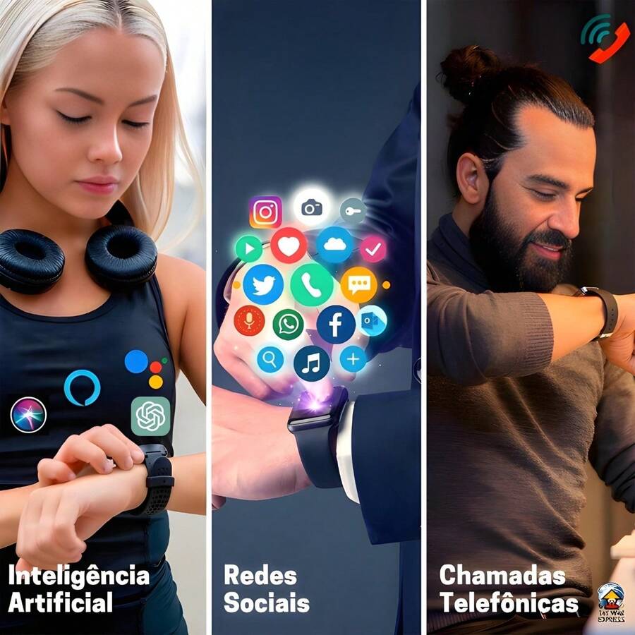 Smartwatch Microwear Original Watch Ultra MA27 Responde Whatss ChatGpt ...