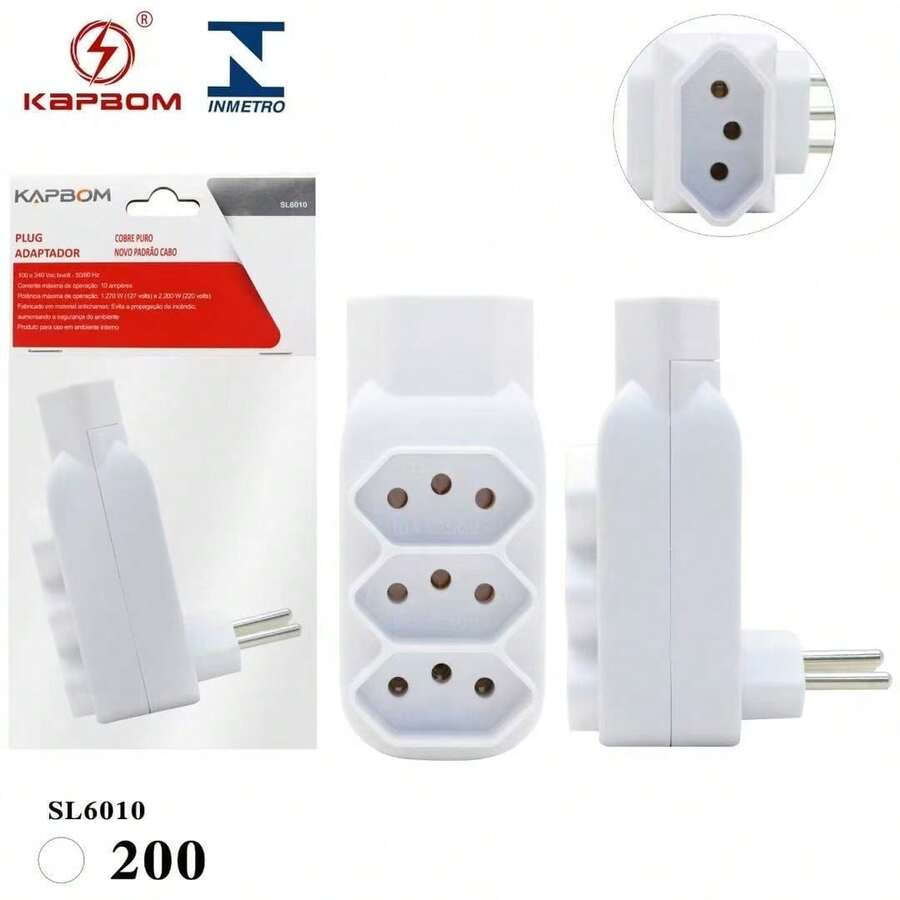 Mini Power Strip 4 Sockets Adapter 3 Pin Benjamin | SHEIN USA