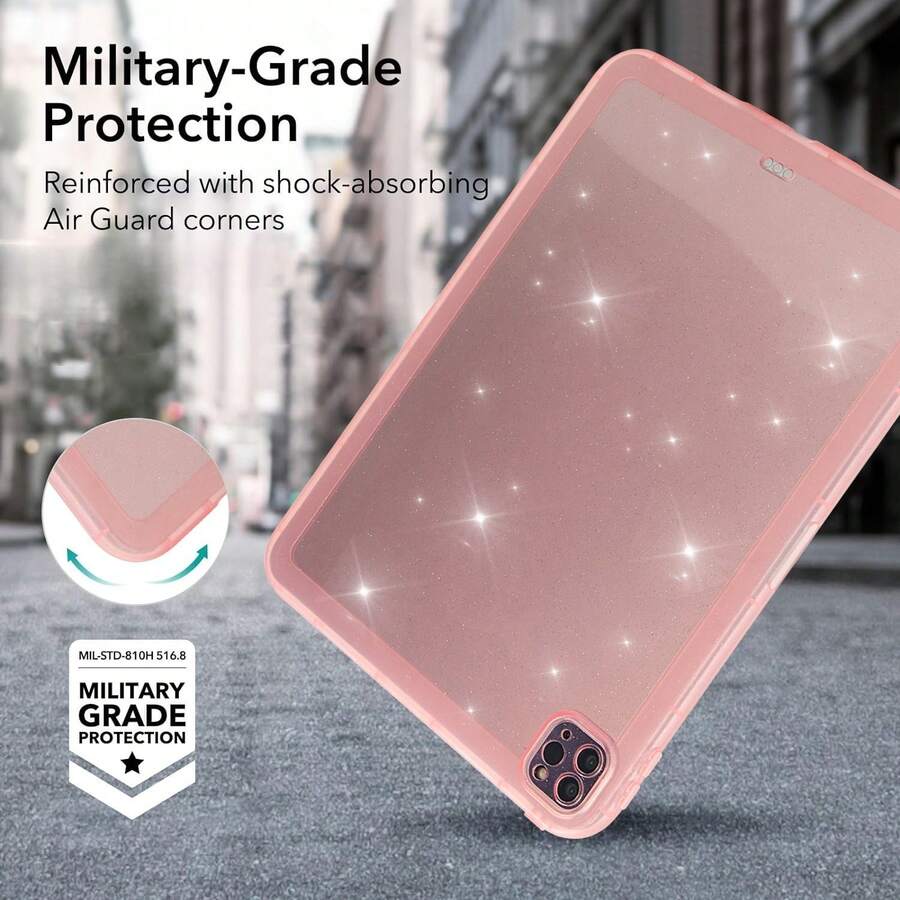 Starry Dream IPad Protective Case - Shimmering Semi-Transparent Shell ...