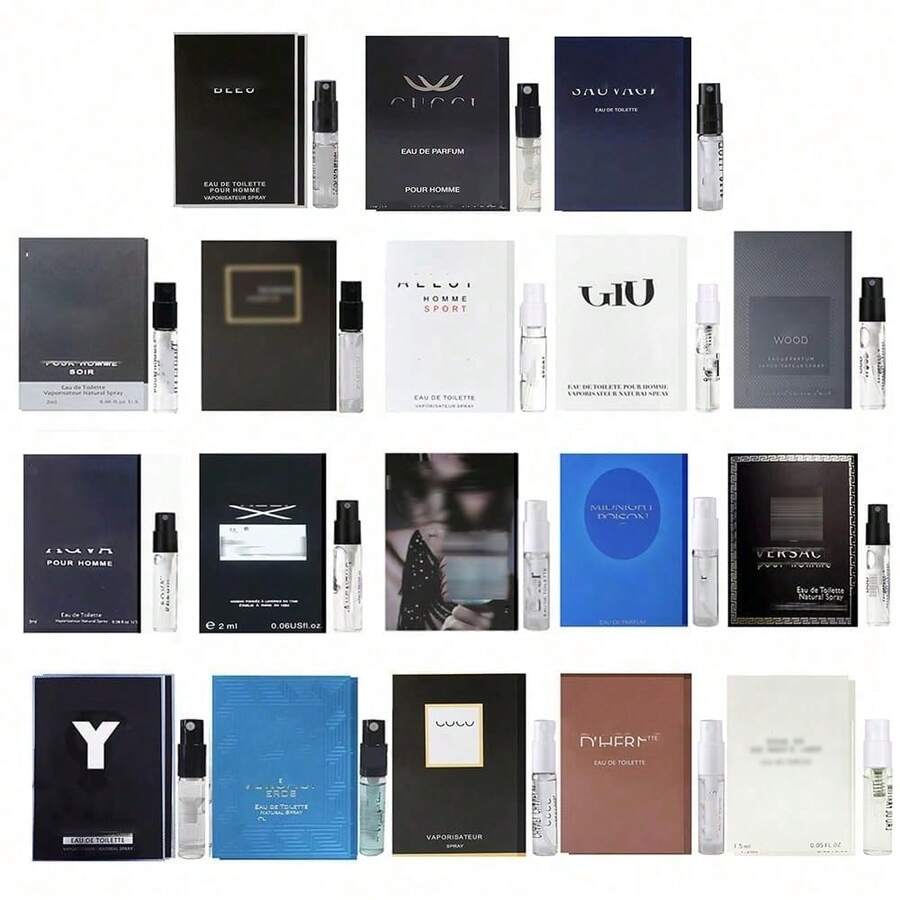Men's Cologne Perfume Sampler Sets High End Designer Brand Fragrance ...
