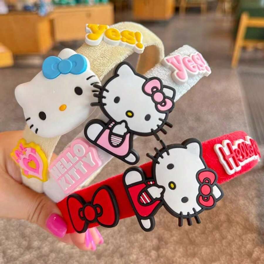 Sanrio 1 Pc Hello Kitty Headband Yk2 Hair Piece Cartoon Cute ...