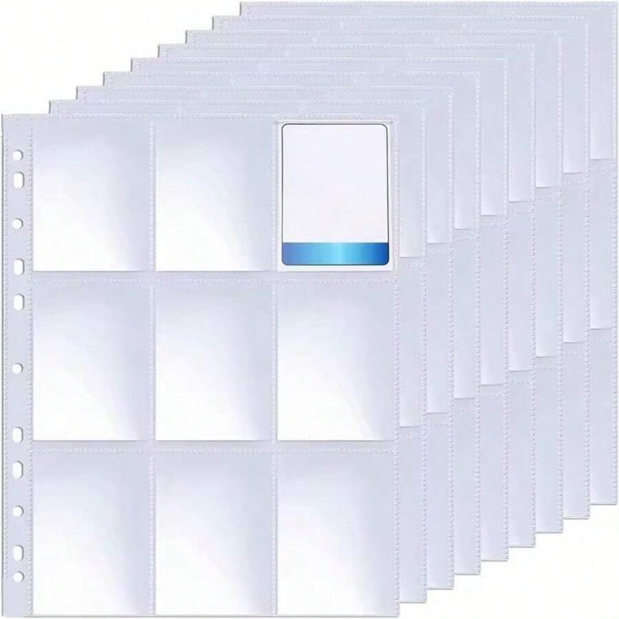 pokemon 360 Pokemon Double Sided Trading Card Album Holder Sleeves 9 ...