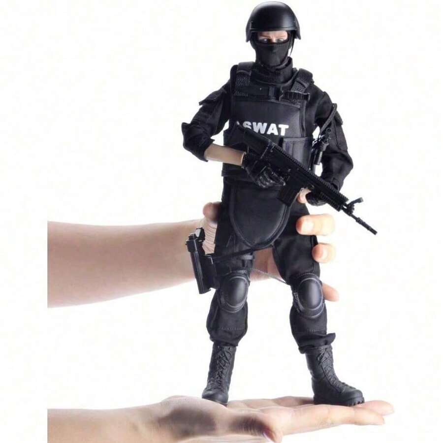 1/6 Scale Special Forces Action Figure Swat Team Flexible Soldier ...