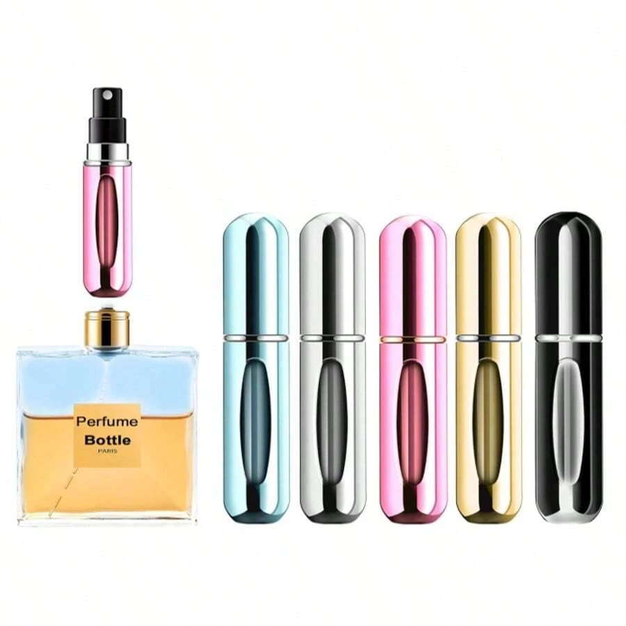 1/5pcs Portable Mini Perfume Spray Dispenser, Refillable Spray ...