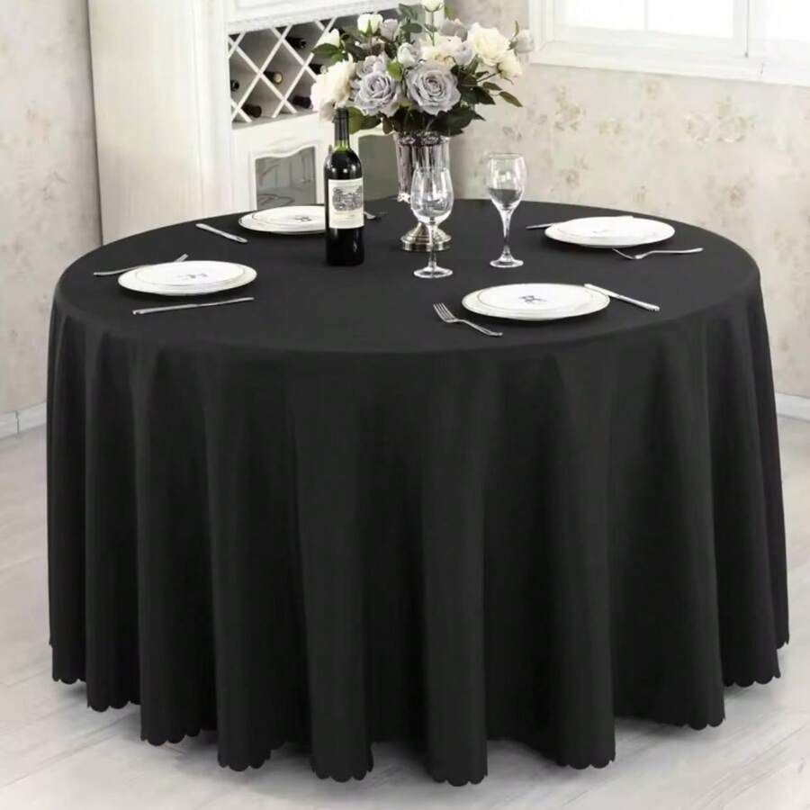 ROUND OXFORD TABLECLOTH 1.50M X 1.50M FOR WEDDING BUFFET PARTY ...