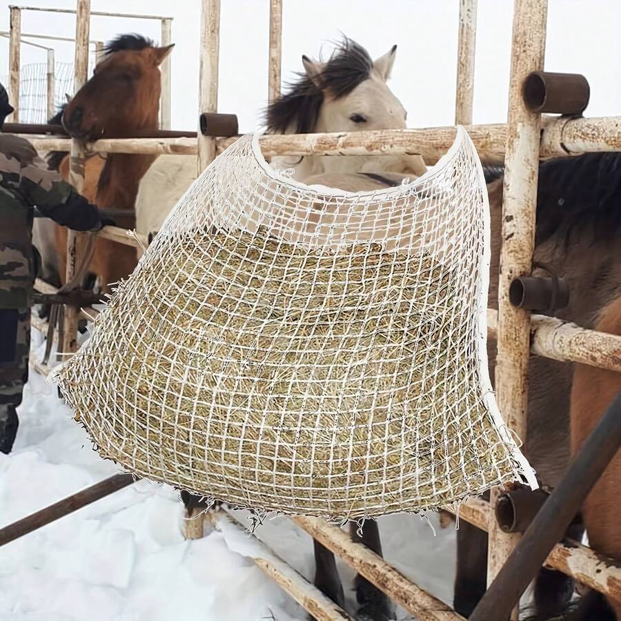 Red de alimentación lenta - Adecuada para caballos y cabras - Bolsa de ...