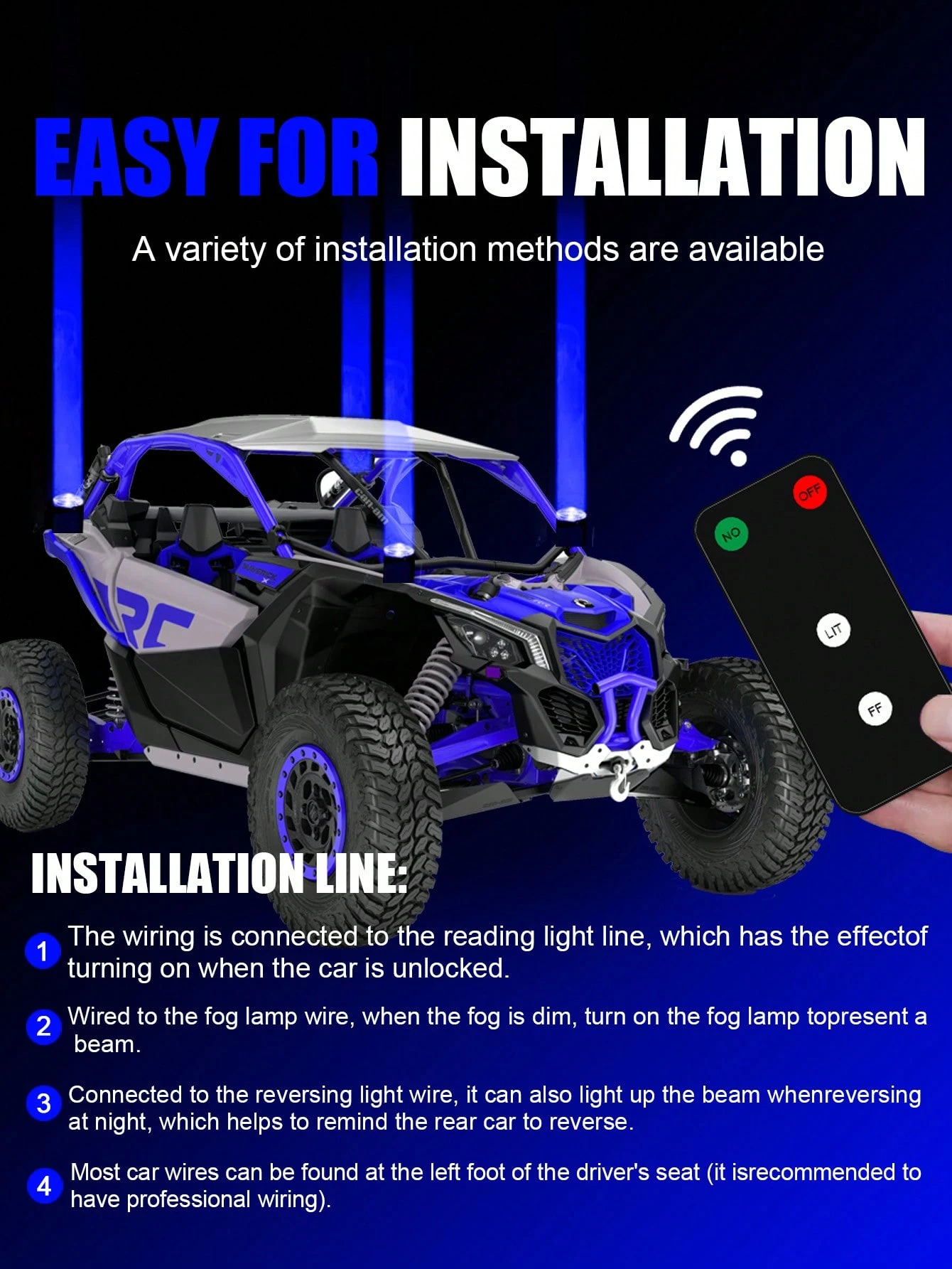 Car Navigation Light, Truck High Brightness LED Anti-Rear Collision ...