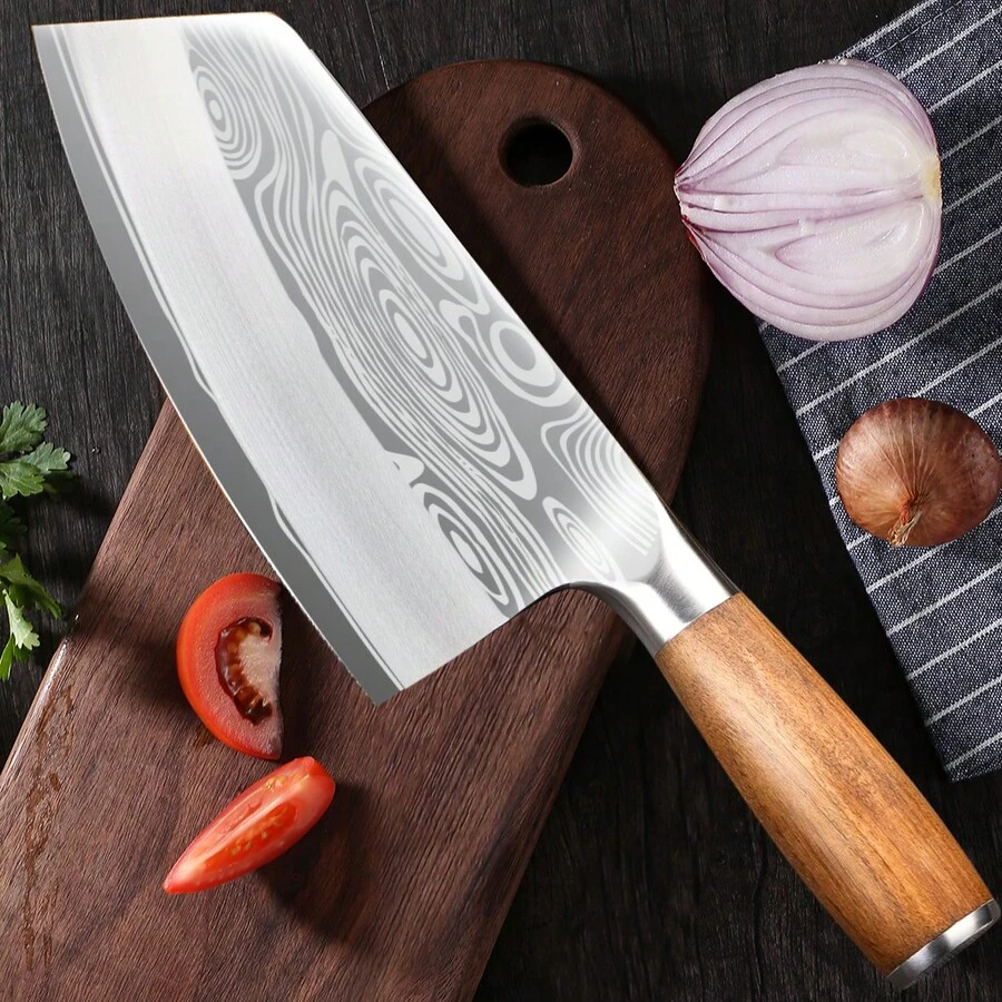 7.5-Inch Meat Cleaver Knife, Extra Large - Single Forged Cleaver Chef ...