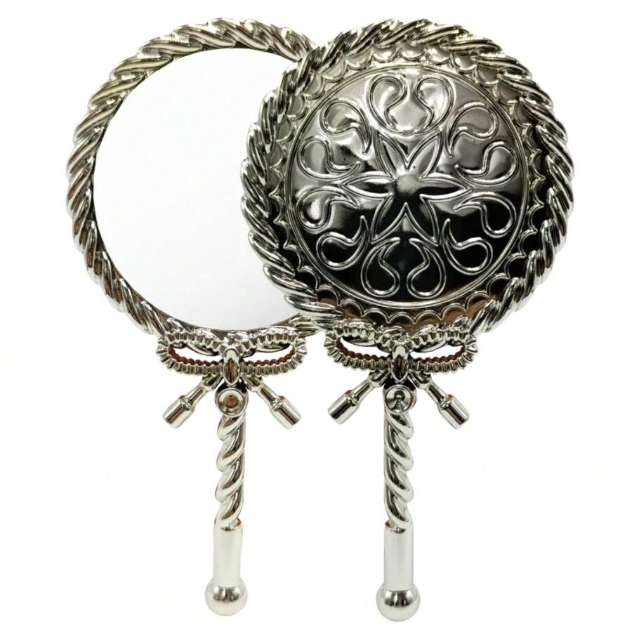 Mini Princess Bow Makeup Hand Mirror | Moda de Mujer | SHEIN México