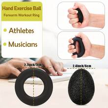 Grip Strength Trainer(5Pcs) - Forearm Strengthener, Finger Exerciser ...