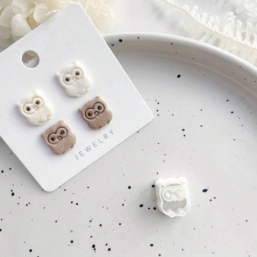 3D Printing Owl Soft Pottery Cutting Die, Boho Style Skeleton Bird ...