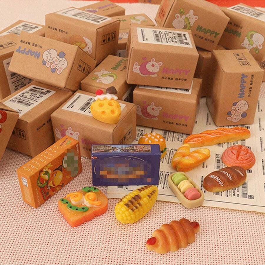 Miniature Express Packaging Cardboard Box, Food Play Tiny Express ...
