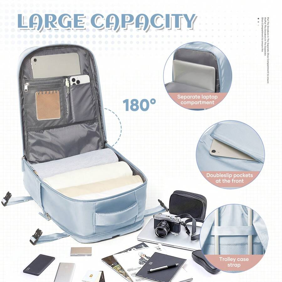 Large Travel Backpack Men And Women Business Laptop Backpack Cabin Bag ...