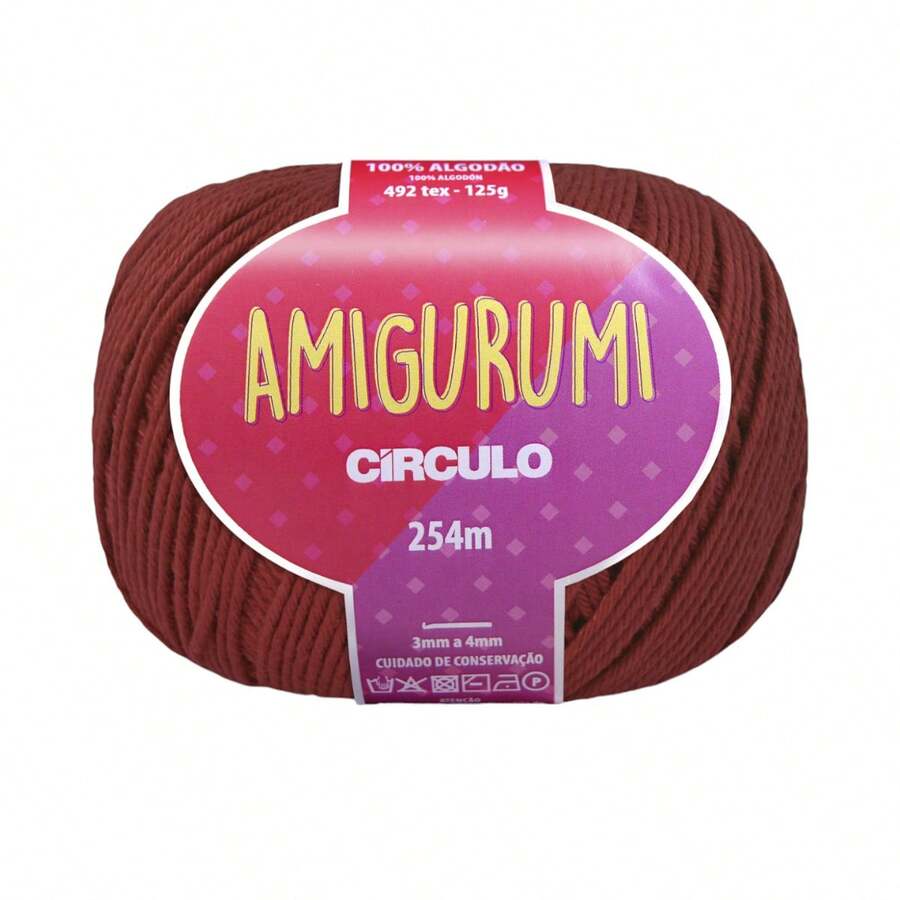 Amigurumi Yarn Line Ball 254m 125g Circle For Knitting And Crochet ...