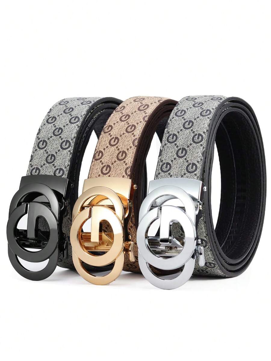 Men's Automatic Belt Buckle Men's Belt Automatic Buckle Youth Middle ...