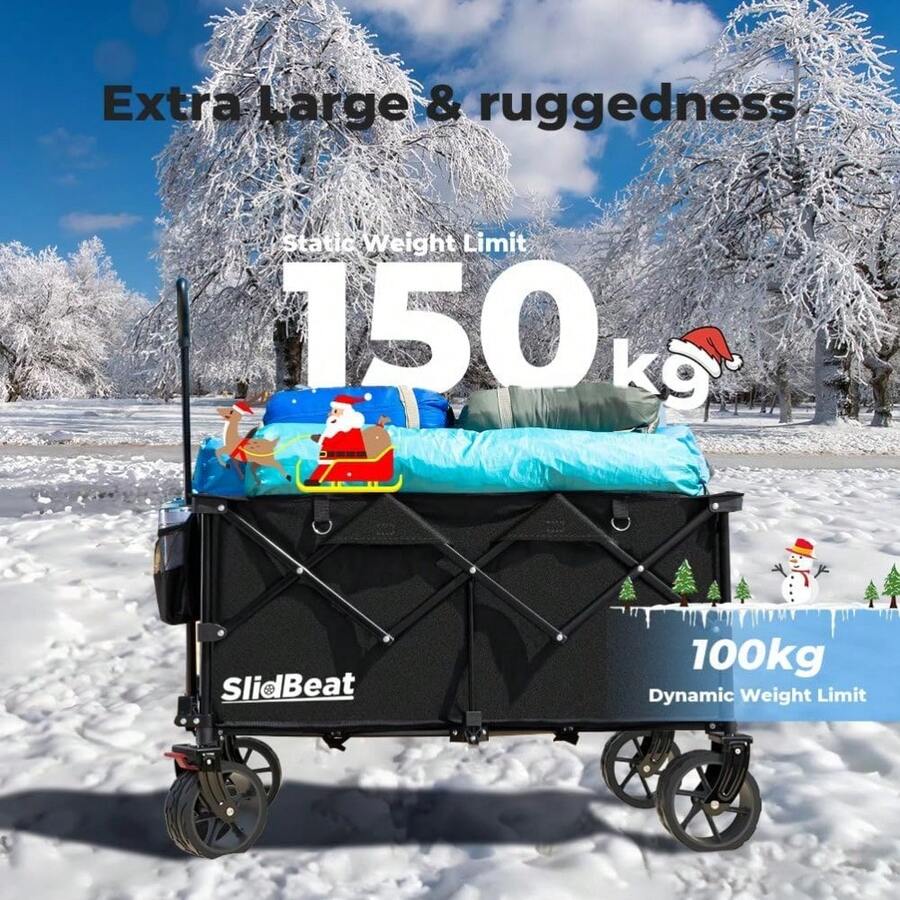 Heavy Duty Trolley With Big Universal Wheels 200L, Handle Triangle ...