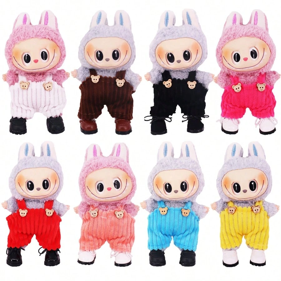 [Solo ropa] Ropa para muñeca de peluche Labubu de segunda generación en ...