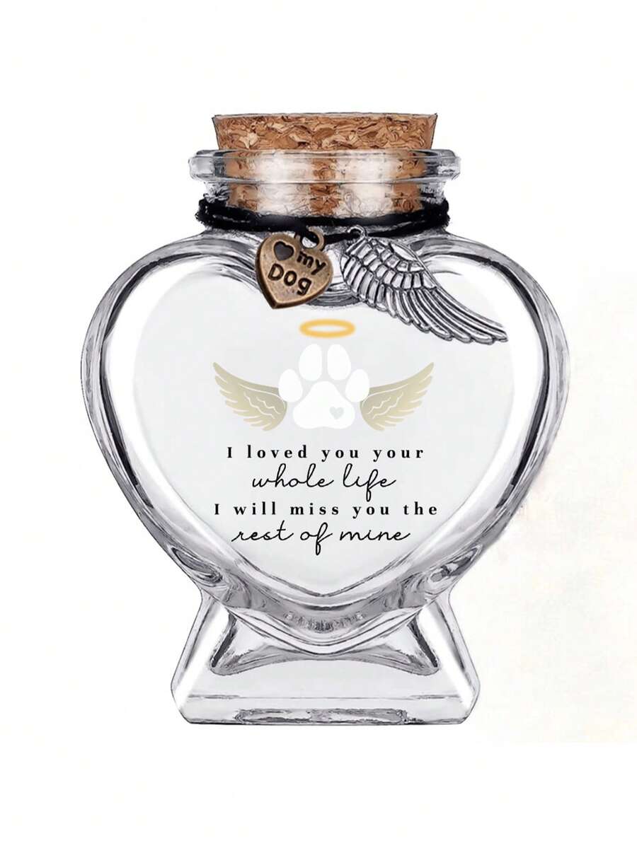 Pet Hair Memorial Bottle, Pet Fur Keepsake, Pet Hair Memento, Pet ...