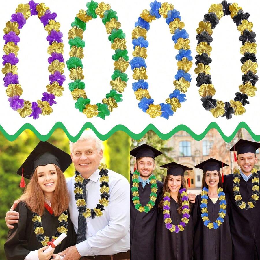 12Pcs Graduation Leis Class Of 2025 Graduation Flower Necklace ...