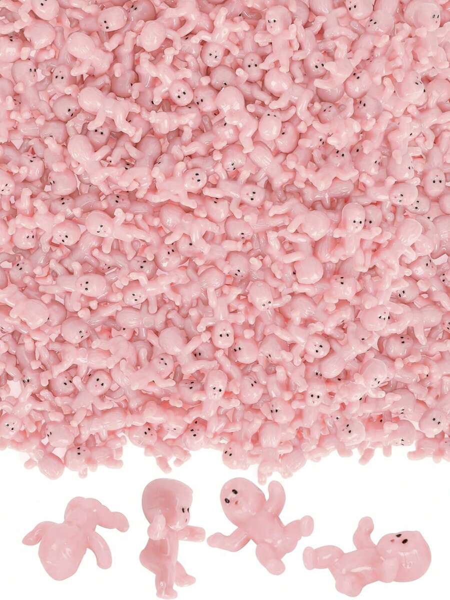50PCS Plastic Babies For Baby Shower Game, Tiny Plastic Babies Mini ...