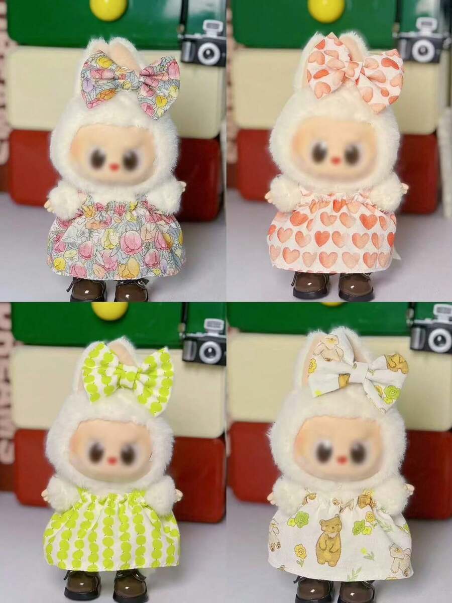 [Clothing Only] 17cm Hanging Cloth Labo Labo Plush Doll Blind Box ...