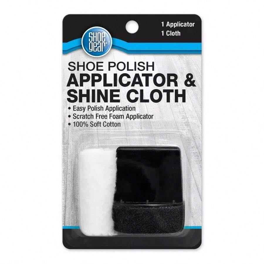 Shoe Gear Polish Applicator & Shine Cloth: Shoe Care Kit With Foam ...