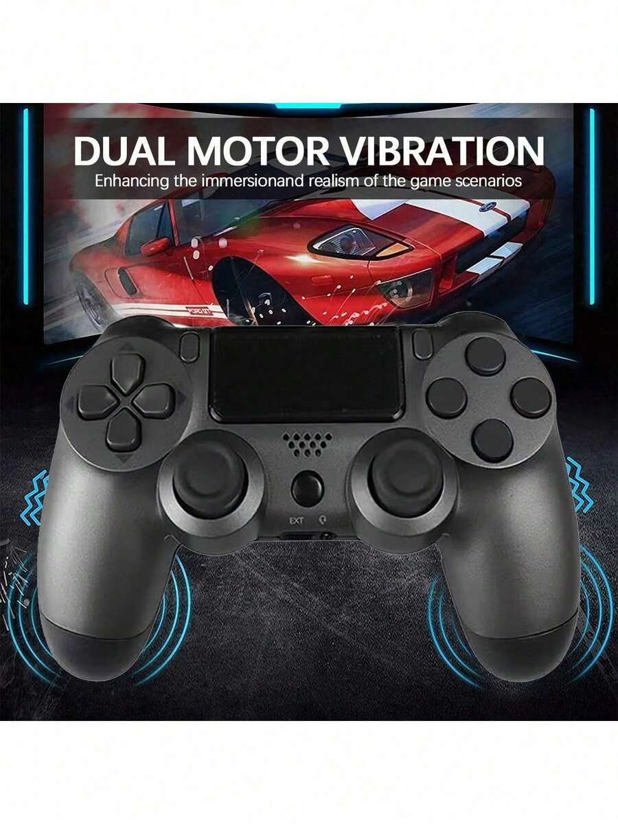 PS4 Controller, PlayStation 4 6-Axis High Performance Dual Vibration, Motion Control, USB ...