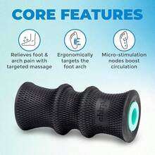Chirp Wheel Foam Roller - Targeted Back & Neck Pain Relief, Muscle ...